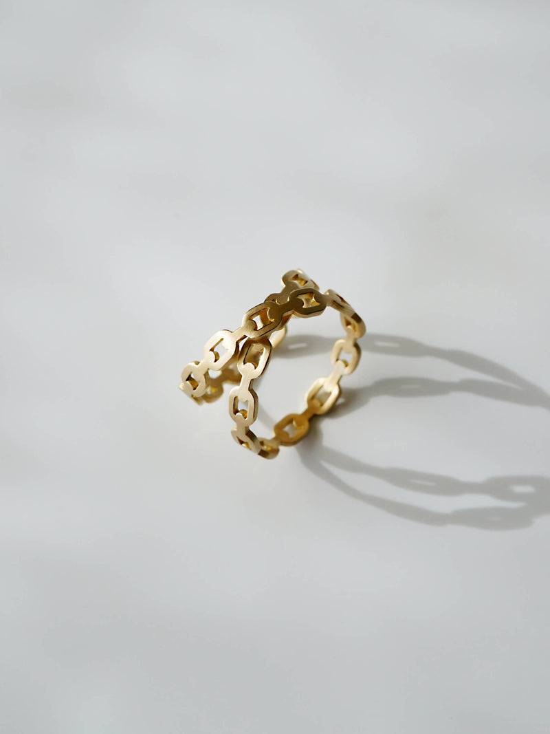 CHAIN SHADOW / Ring / Double