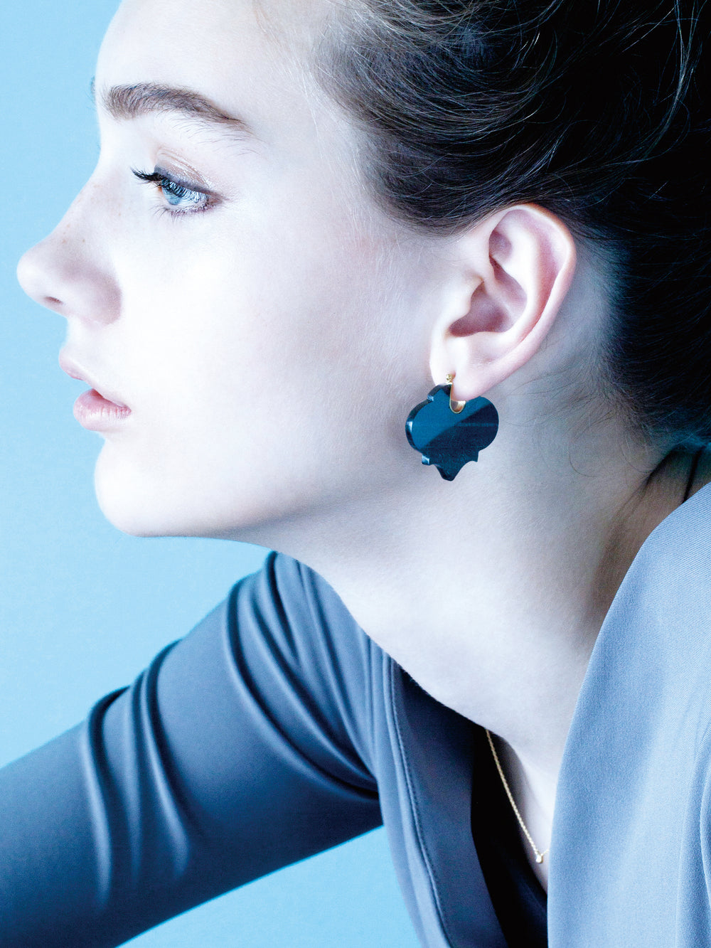 CREST / Pierced Earrings / Arabesque / Hawks Eye